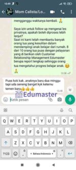 Edumaster Review - Edumaster Les Privat Terbaik Sekolah Internasional